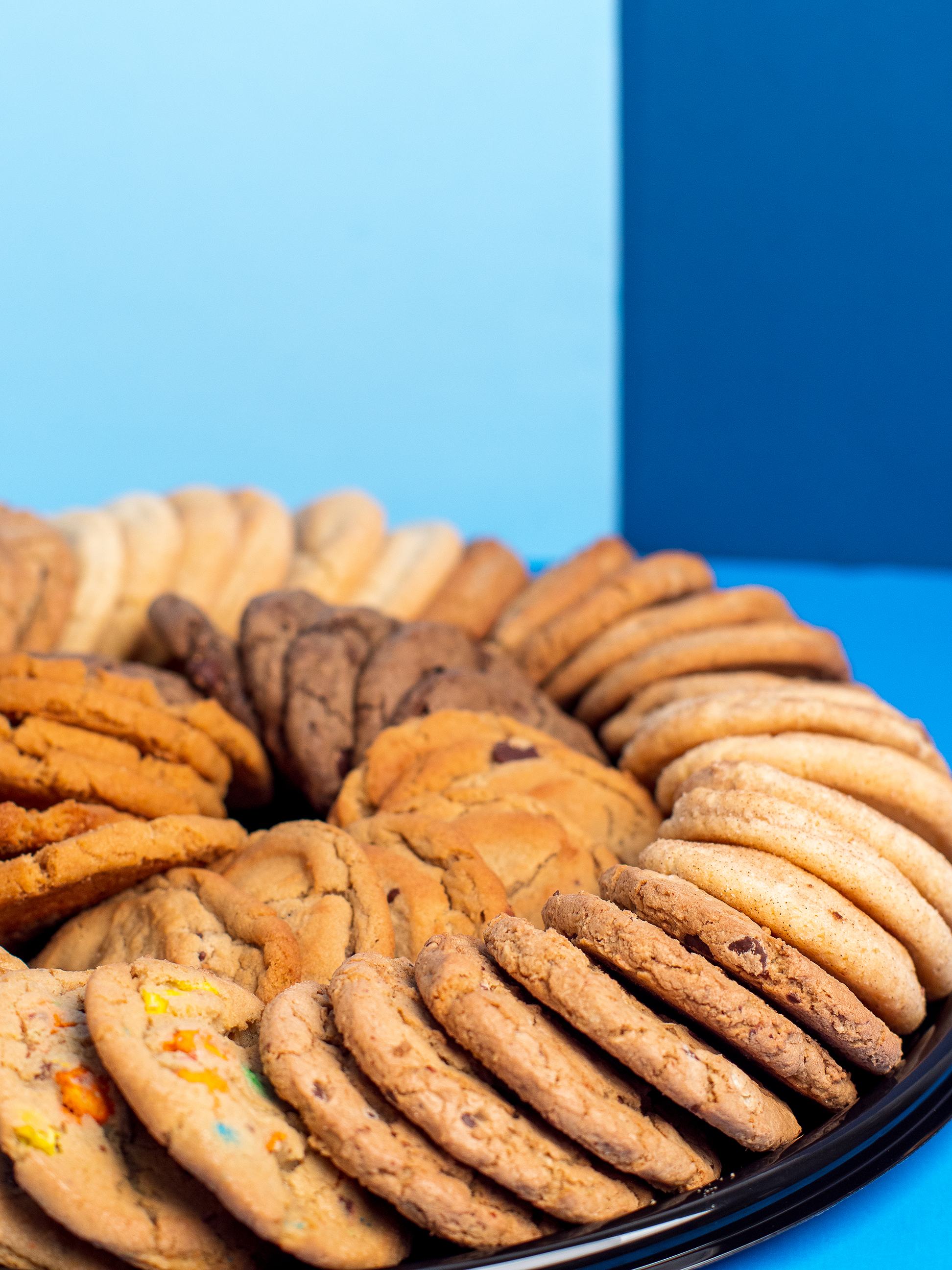 Tray Of Chocolate Chip Cookies Clipart
